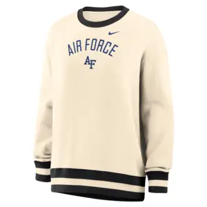 Nike Phoenix Oversized Crew-neck Sweatshirt - Brown