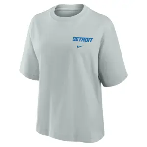 Nike Detroit Lions Rivalries Collection Boxy Nfl T-shirt - Grey
