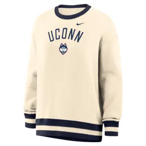 Nike Phoenix Oversized Crew-neck Sweatshirt - Brown
