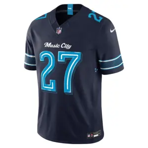 Nike Eddie George Tennessee Titans Rivalries Collection Dri-fit Nfl Limited Jersey - Blue