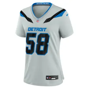 Nike Penei Sewell Detroit Lions Rivalries Collection Nfl Game Jersey - Grey