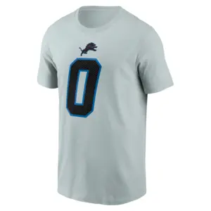 Nike Jahmyr Gibbs Detroit Lions Rivalries Collection Nfl T-shirt - Grey