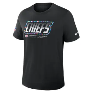Nike Kansas City Chiefs Crucial Catch Sideline Dri-fit Nfl T-shirt - Black