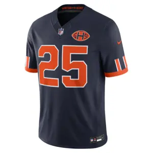 Nike Kyle Monangai Chicago Bears Rivalries Collection Dri-fit Nfl Limited Jersey - Blue