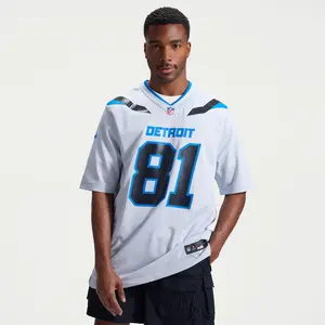 Nike Calvin Johnson Detroit Lions Rivalries Collection Nfl Game Jersey - Grey