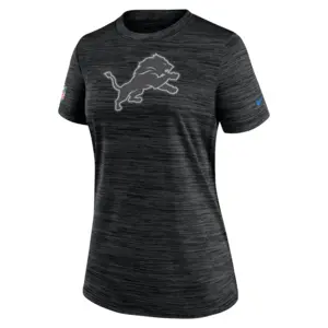 Nike Detroit Lions Rivalries Collection Sideline Velocity Dri-fit Nfl T-shirt - Black