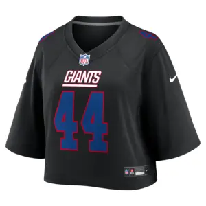 Nike Cam Skattebo New York Giants Nfl Cropped Tundra Game Jersey - Black