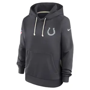 Nike Indianapolis Colts Rivalries Collection Sideline Dri-fit Nfl Pullover Hoodie - Grey