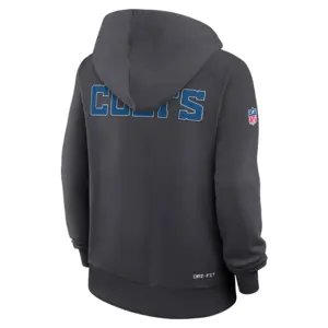 Nike Indianapolis Colts Rivalries Collection Sideline Dri-fit Nfl Pullover Hoodie