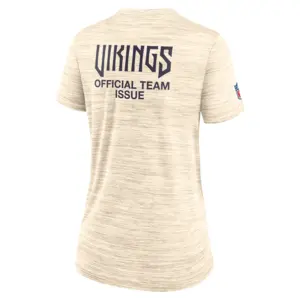Nike Minnesota Vikings Rivalries Collection Sideline Velocity Dri-fit Nfl T-shirt - Brown