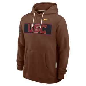 Nike Usc 2026 Military Appreciation Standard Issue Dri-fit College Pullover Hoodie - Brown