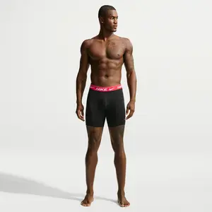 Nike Ultra Comfort Dri-fit Long Boxer Briefs - Red