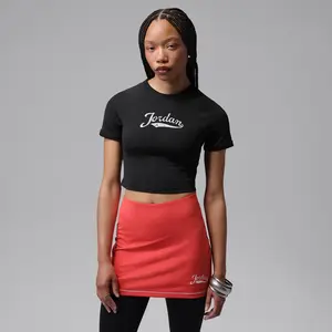 JORDAN Brooklyn Short-sleeve Top - Black