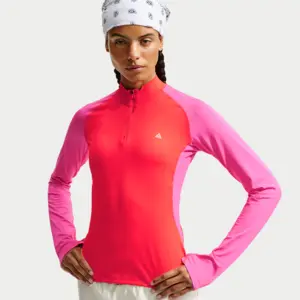 Nike Wildsee Dri-fit 1/4-zip Long-sleeve Hiking Top - Red