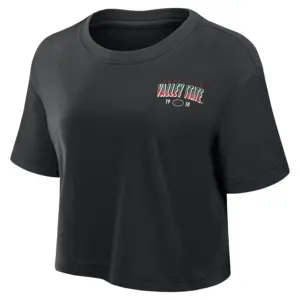 Nike College Dri-fit Cropped T-shirt - Black