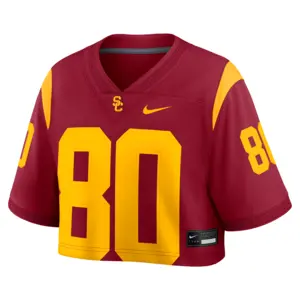 Nike Usc Dri-fit College Cropped Game Jersey - Red