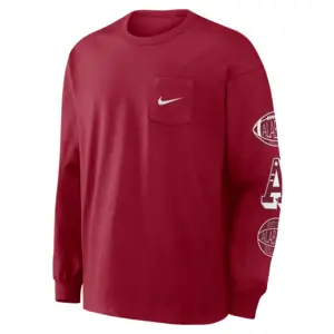 Nike Alabama Academic Max90 Pocket College Long-sleeve T-shirt - Red
