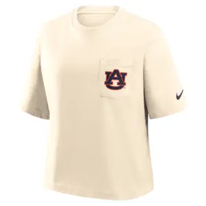 Nike Auburn Pocket Boxy College T-shirt - Brown