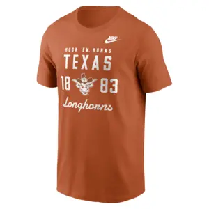Nike Texas Legacy Stacked Est College T-shirt - Orange