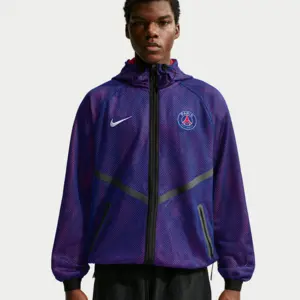 Nike Paris Saint-germain Dri-fit Soccer Anthem Jacket - Blue