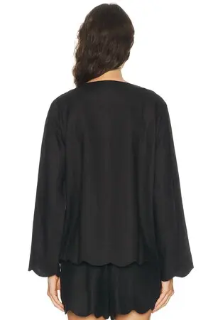 ELCE Kai Button Up Shirt In Black - Noir