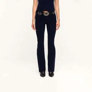 L'Agence Saffia Corduroy Pants - Deep Midnight