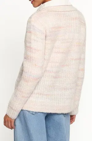 PETAL & PUP Alyx Spacedye Polo Sweater