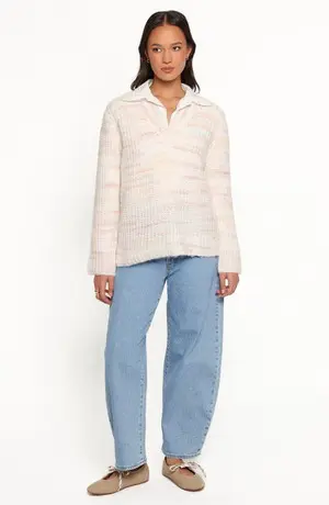 PETAL & PUP Alyx Spacedye Polo Sweater