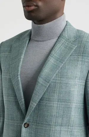 Canali Siena Wool Silk & Cashmere Sport Coat