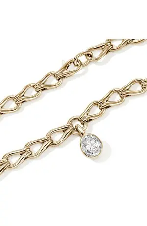 John Hardy Jh Lovestruck 14k Lab Grown Diamond Necklace - Gold