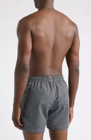 BOSS Vibe Swim Trunks - Open Grey