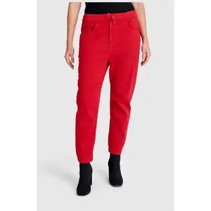 Alembika Weekend Boyfriend Jogger Jeans - Wine