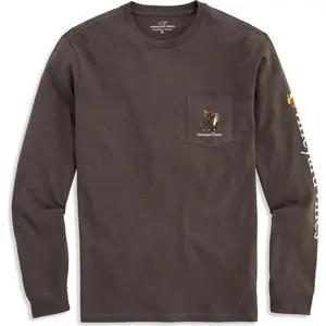 Vineyard Vines Headless Horseman Dog Graphic Long Sleeve T-shirt - Evening Sky