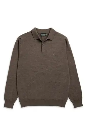 Rodd & Gunn Way Spur Extrafine Merino Wool Polo Sweater