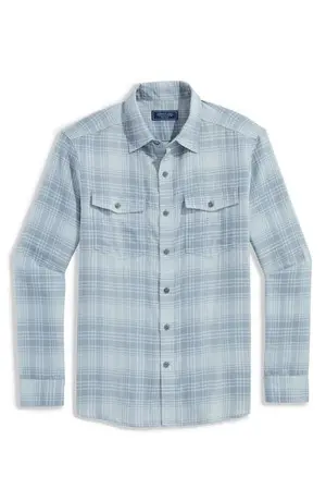 Vineyard Vines Plaid Chiller Double Cloth Button Up Shirt