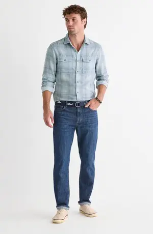 Vineyard Vines Plaid Chiller Double Cloth Button Up Shirt