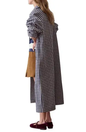 Marine Layer Hayes Gingham Trench Coat