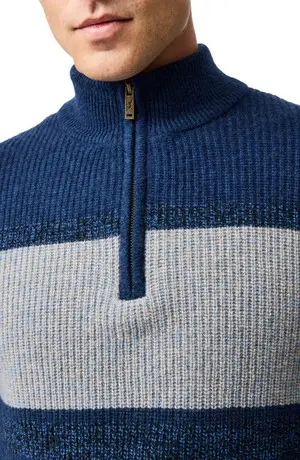 Rodd & Gunn Clover Park Quarter Zip Merino Wool Sweater