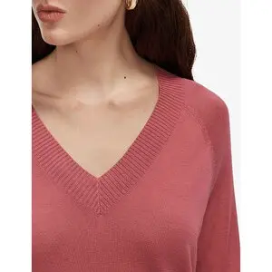 JOSEPH Gallow V-neck Silk-knit Jumper