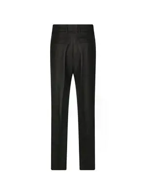 BERWICH Check-pattern Wool Tailored Pants