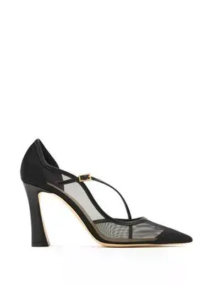 MALONE SOULIERS Bettina Mesh Pumps - Black