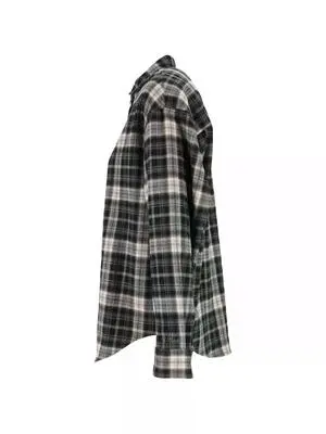 MC2 SAINT BARTH Tartan-check Flannel Shirt - Black
