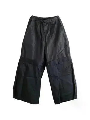 Noir Kei Ninomiya Panelled Trousers - Black