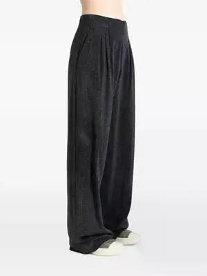 CORTANA Tiempo Pleated Wide-leg Trousers