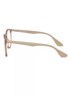 Ray-ban Erika Round-frame Glasses - Brown