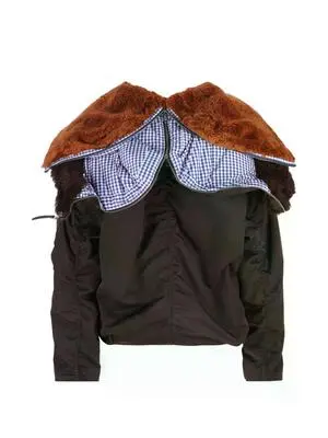 Loewe Shearling-trimmed Bomber Jacket