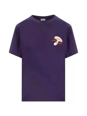 Loewe X Cosima Von Bonin Embroidered T-shirt - Purple