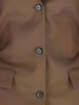 Loewe Cut-out Draped Blazer - Brown