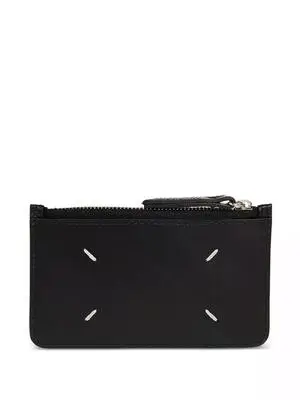 MAISON MARGIELA Four-stitch Leather Cardholder - Black