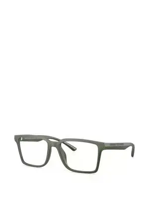 Armani Exchange Rectangle-frame Glasses - Green
